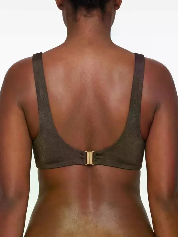 Simkhai Leaf Detail Bikini - Brown