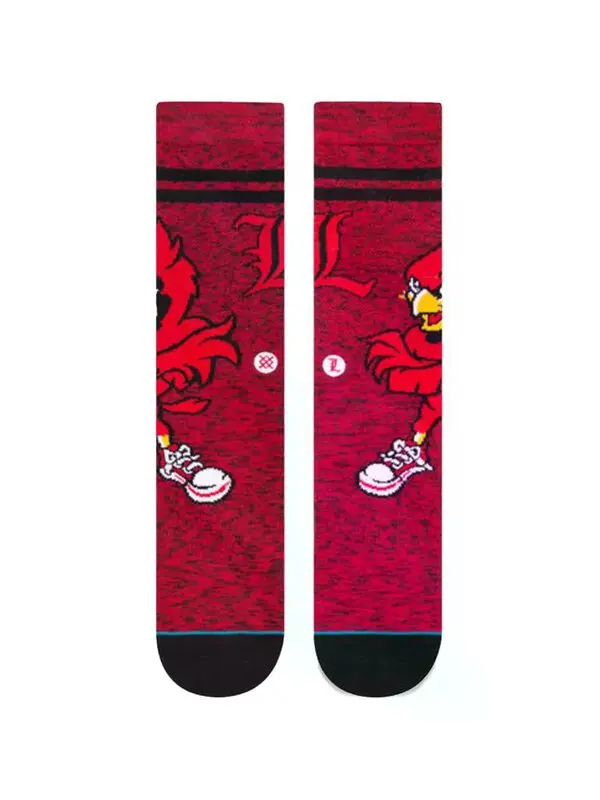 Stance Louisville Louie Character Socks - Red