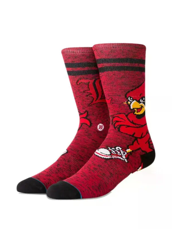 Stance Louisville Louie Character Socks - Red
