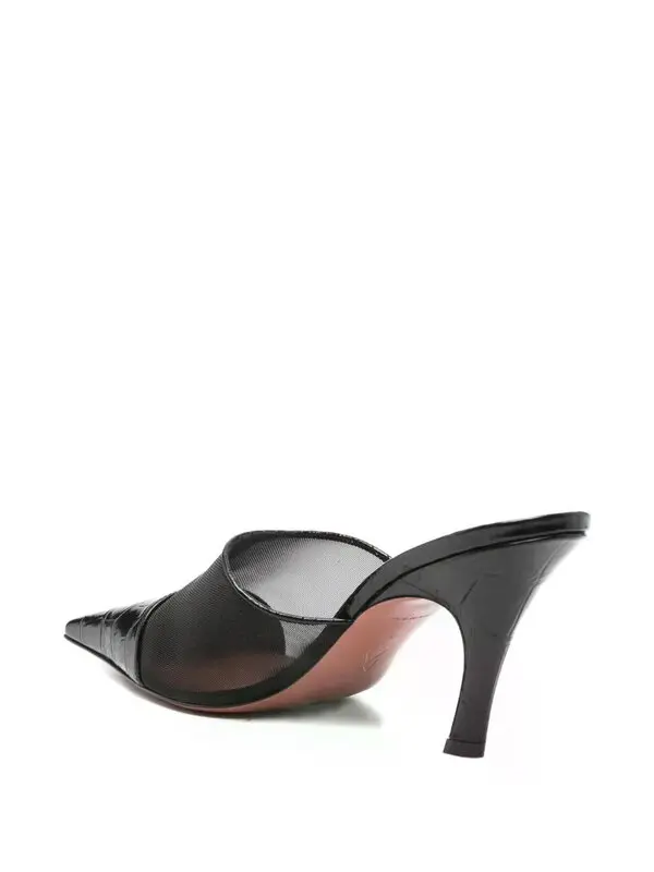 Amina Muaddi Jamie Mules - White