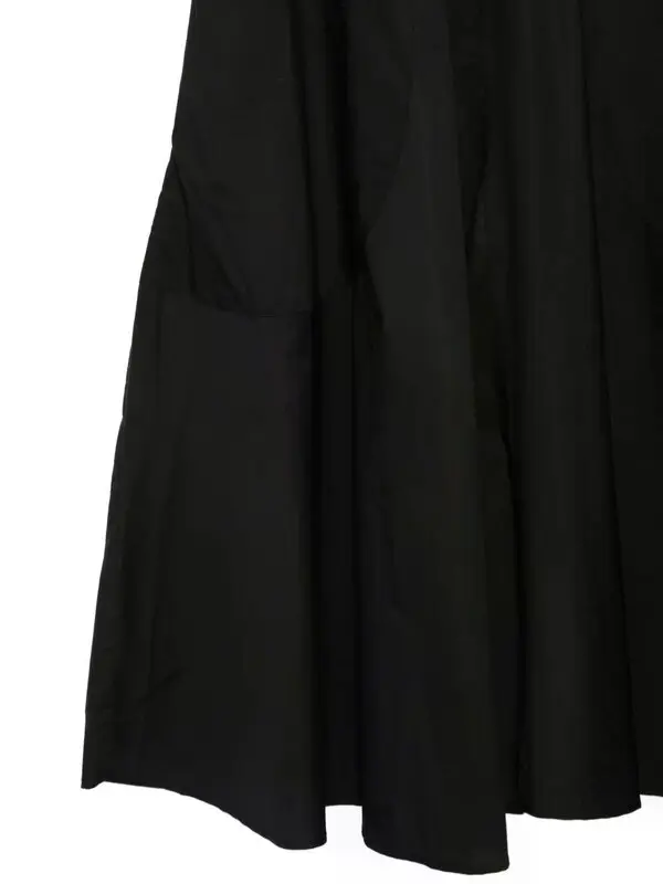 Dkny V-neck Midi Dress - Black