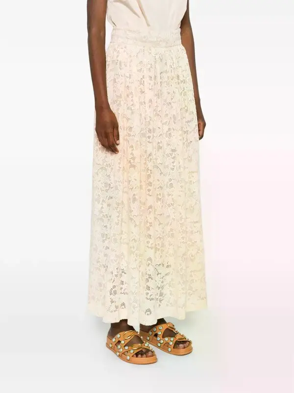 Zimmermann Flower Lace Maxi Skirt