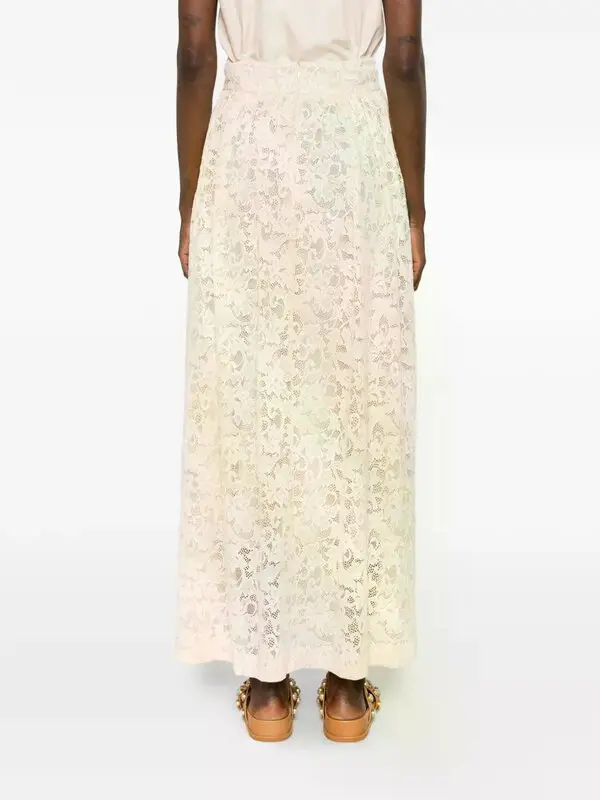 Zimmermann Flower Lace Maxi Skirt