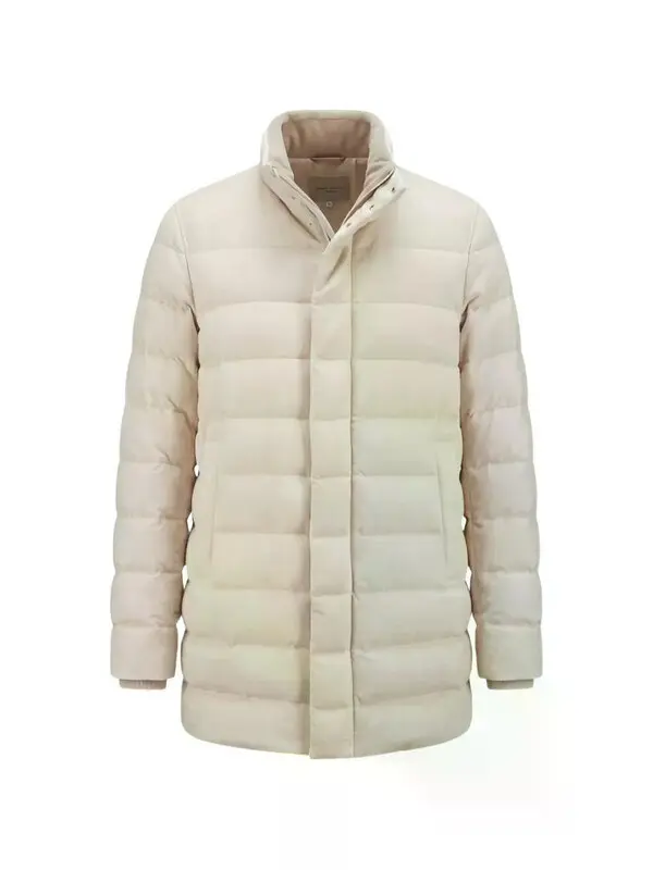 Herno Quilted Coat - Neutrals