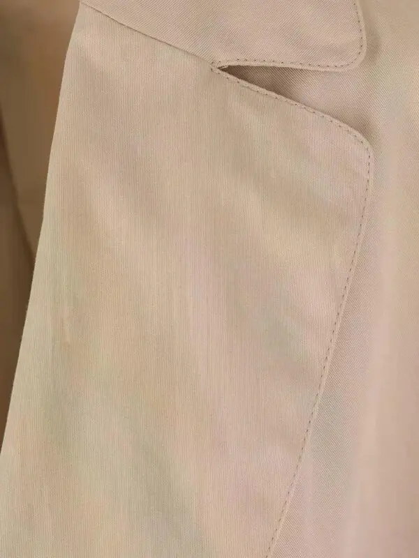 META CAMPANIA COLLECTIVE Belt-fastening Coat - Neutrals
