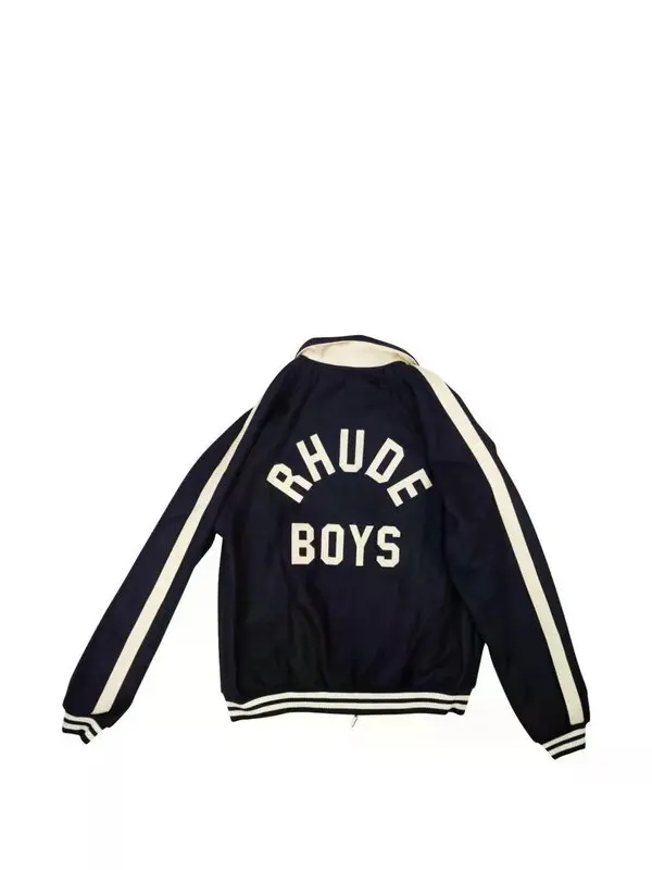 Rhude Signature Bomber Jacket - Blue