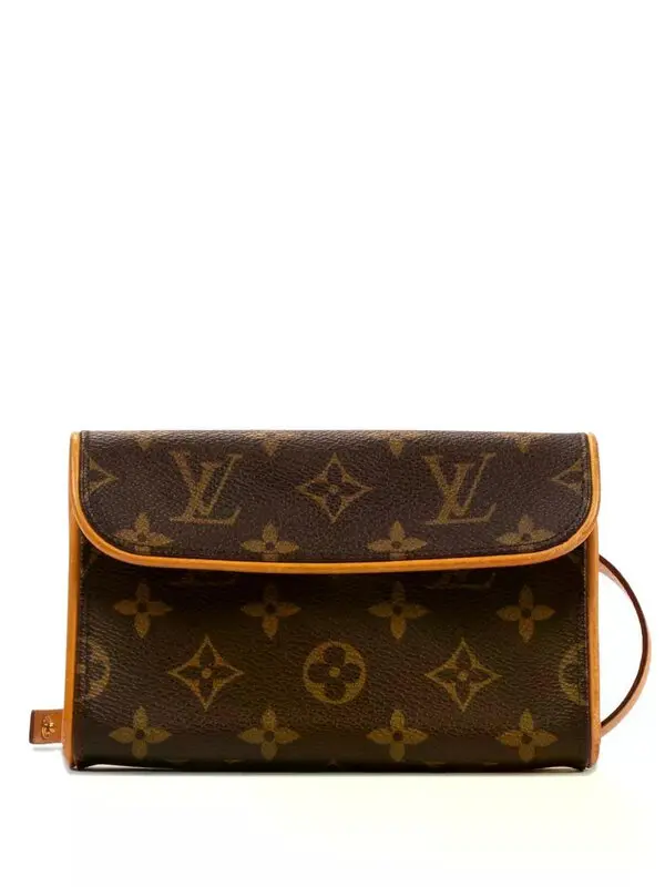 LOUIS VUITTON 1990s Monogram Canvas Belt Bag - Brown
