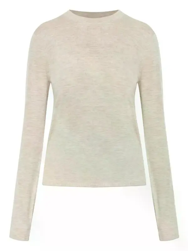 Max Mara Pittura Long-sleeve Sweater - Neutrals