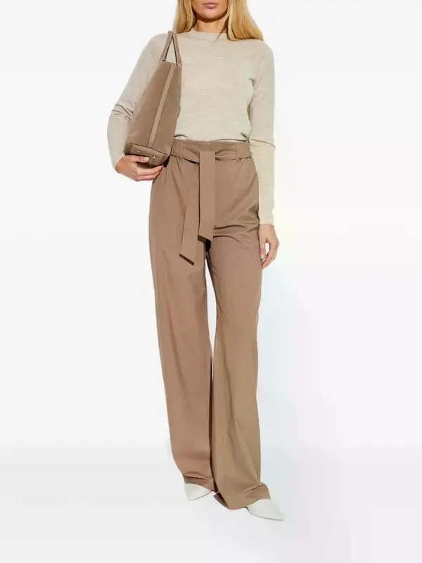 Max Mara Pittura Long-sleeve Sweater - Neutrals