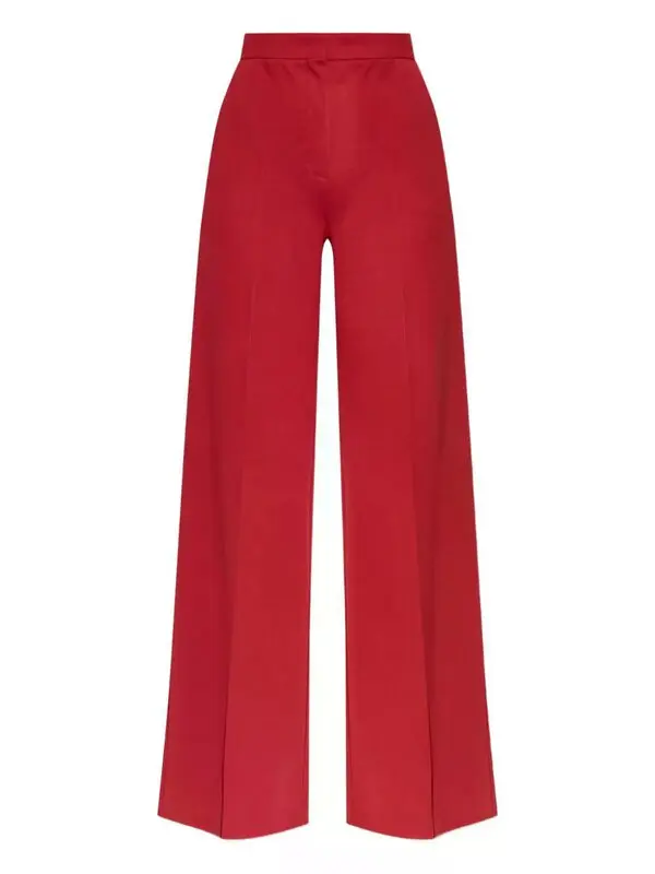 Max Mara Side-pocket Palazzo Pants - Red