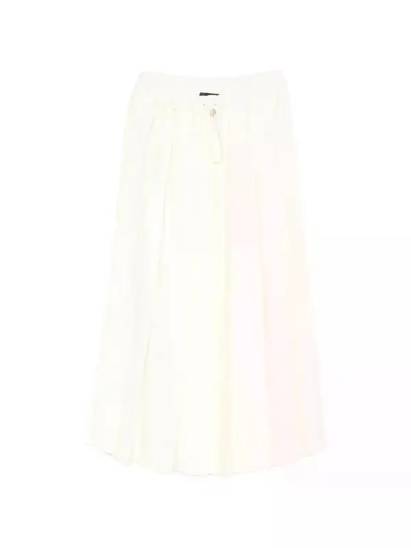 Fabiana Filippi Pleated Midi Skirt - White