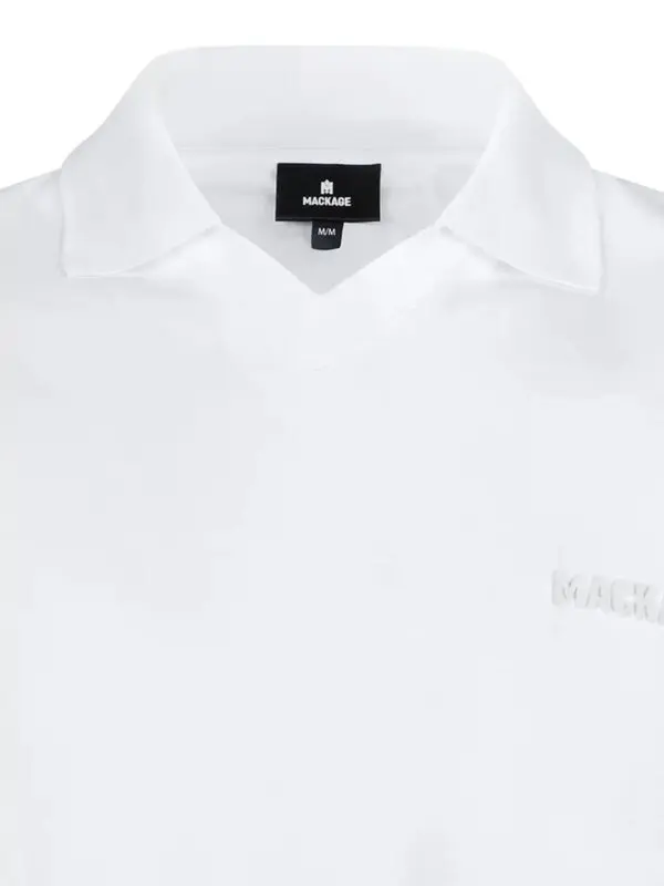 Mackage Short-sleeves Polo Shirt - White