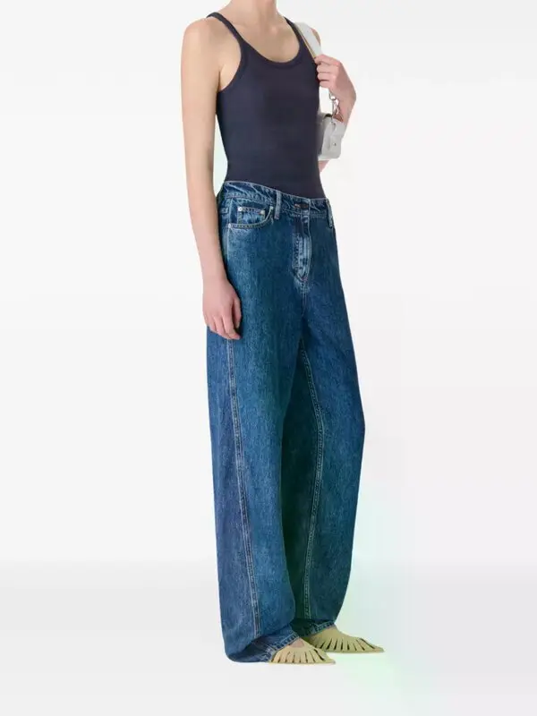 IRO PARIS Joris Curved-seam Jeans - Blue