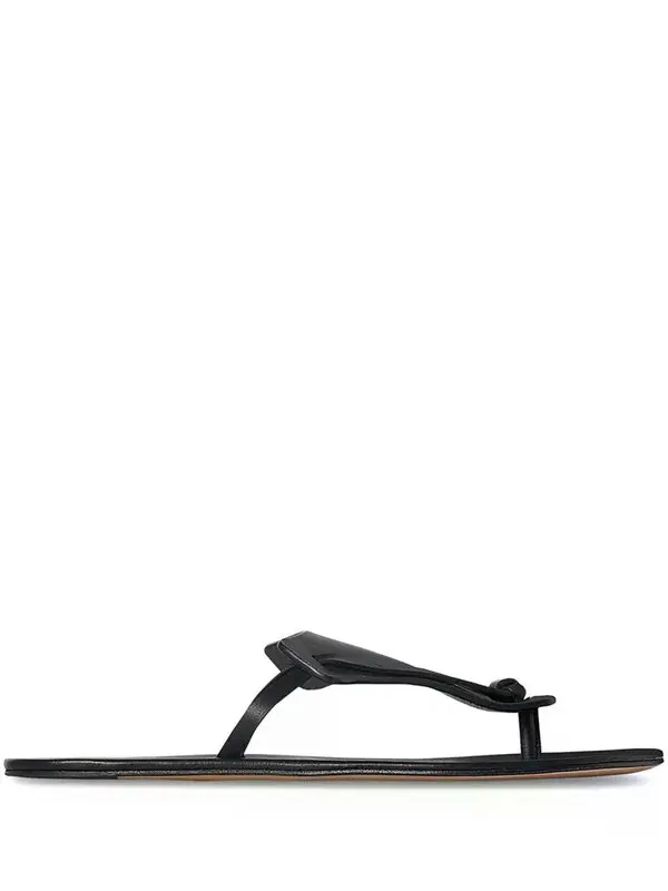 THE ROW Helena Sandals - Black