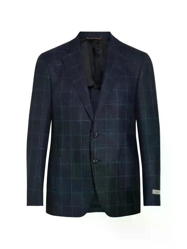 Canali Plaid-pattern Blazer