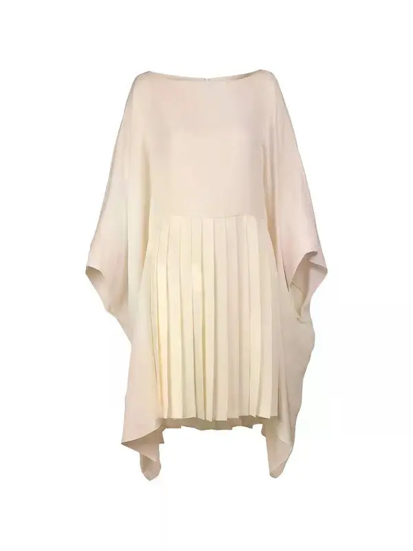 Valentino Garavani Pleated Asymmetric Dress - Neutrals