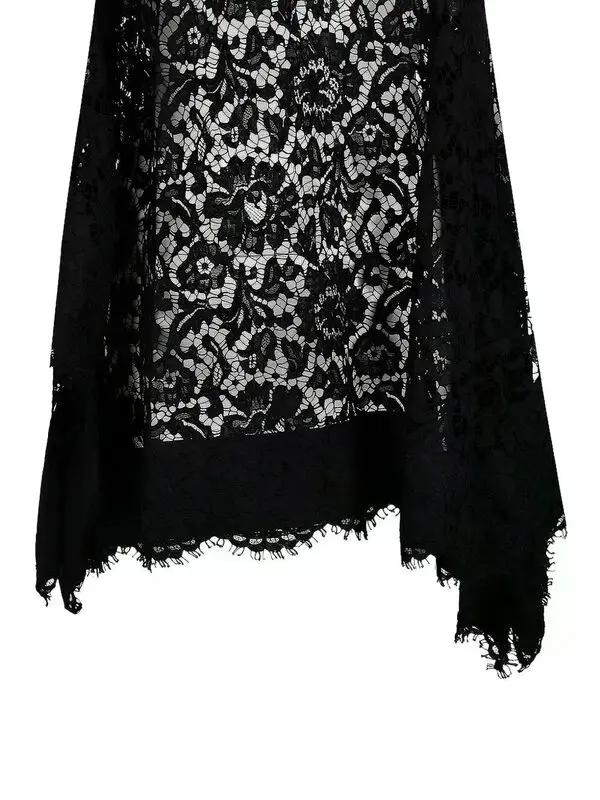 Valentino Garavani Lace Fringed Cape