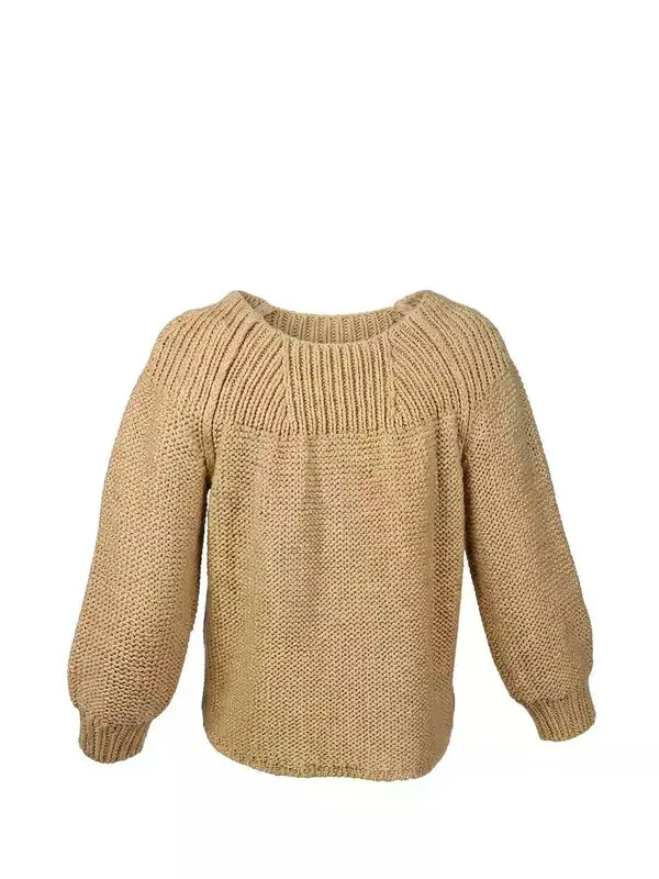 Valentino Garavani Ribbed Sweater - Neutrals