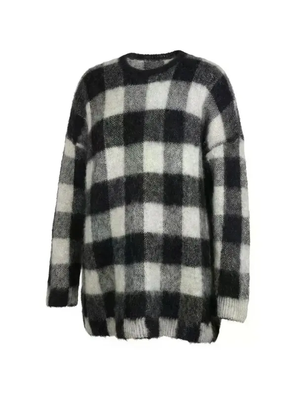 Valentino Garavani Plaid Sweater - Black