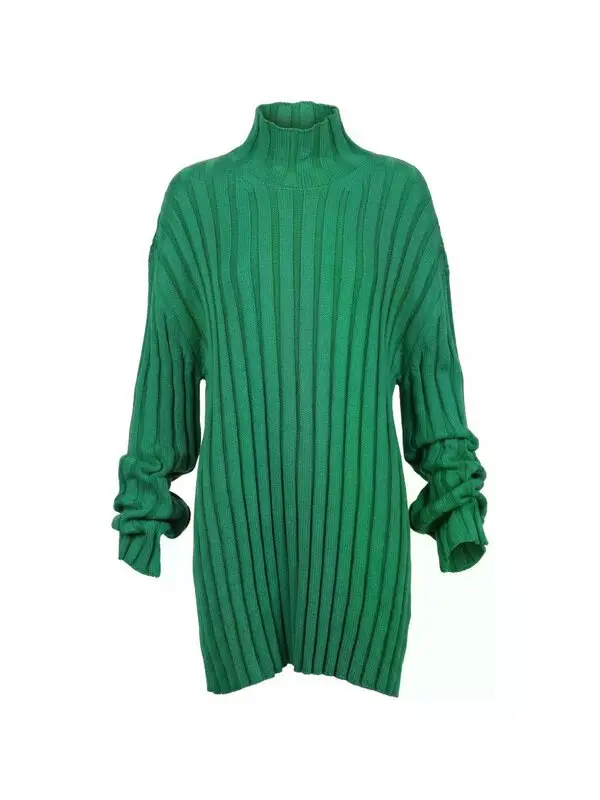Valentino Garavani Ribbed Turtleneck Sweater - Green