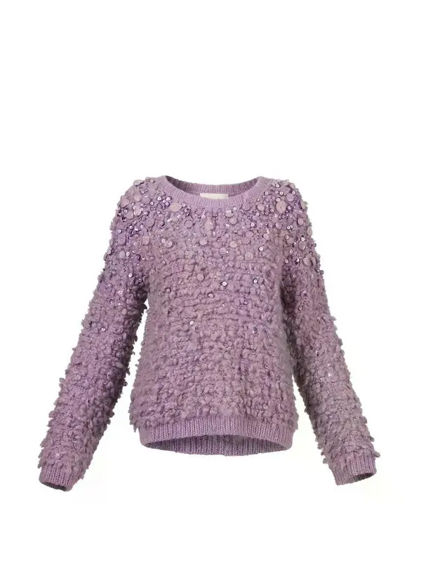 Valentino Garavani Sequin Beaded Sweater