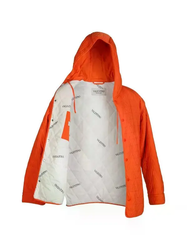 Valentino Garavani Hooded Quilted Jacket