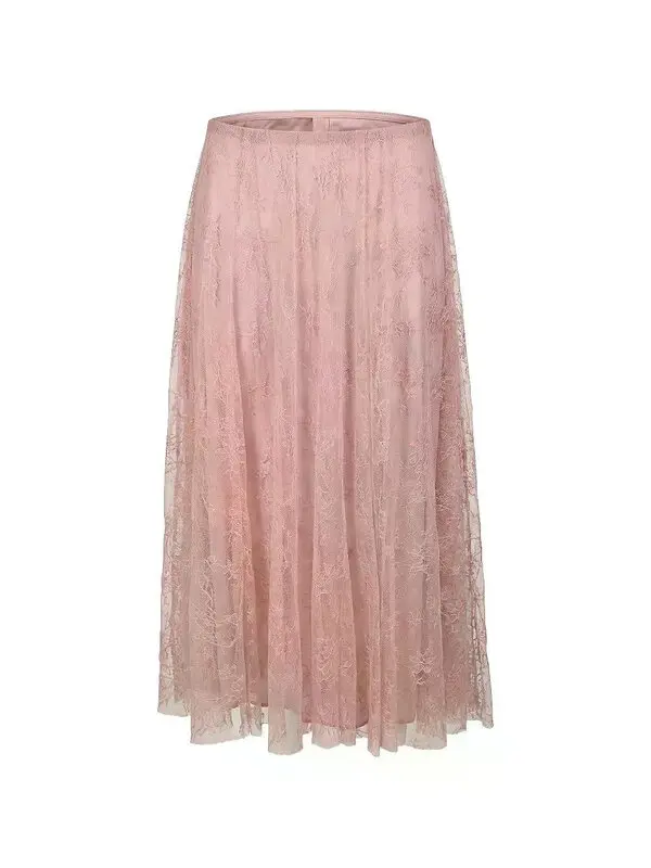 Valentino Garavani Lace Skirt - Pink