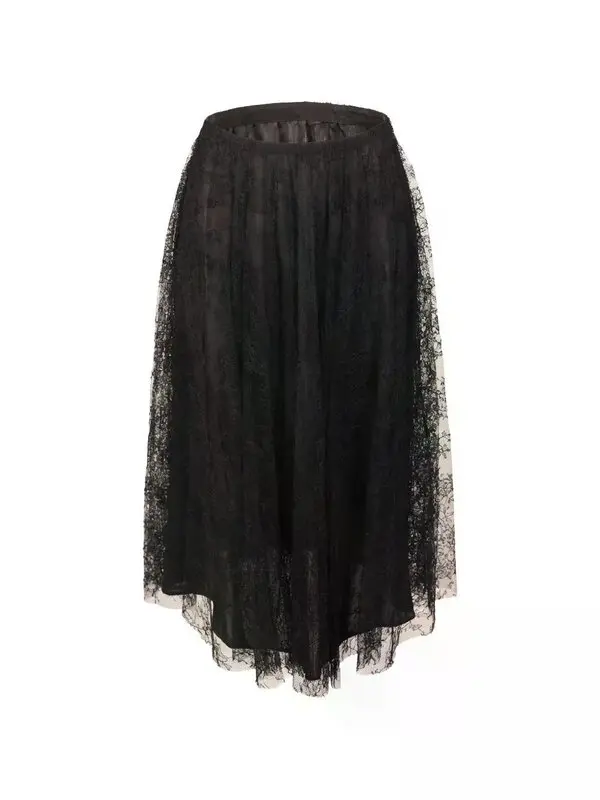 Valentino Garavani Lace Skirt - Black