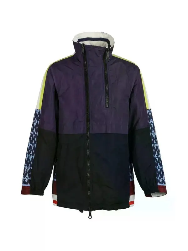 Valentino Garavani Patterned Zip-up Coat - Purple