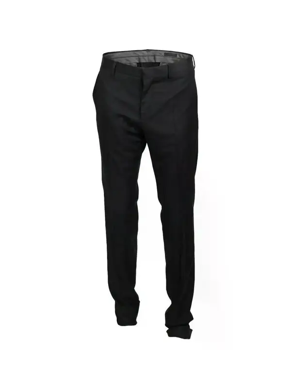 Valentino Garavani Cuffed-hem Trousers - Black