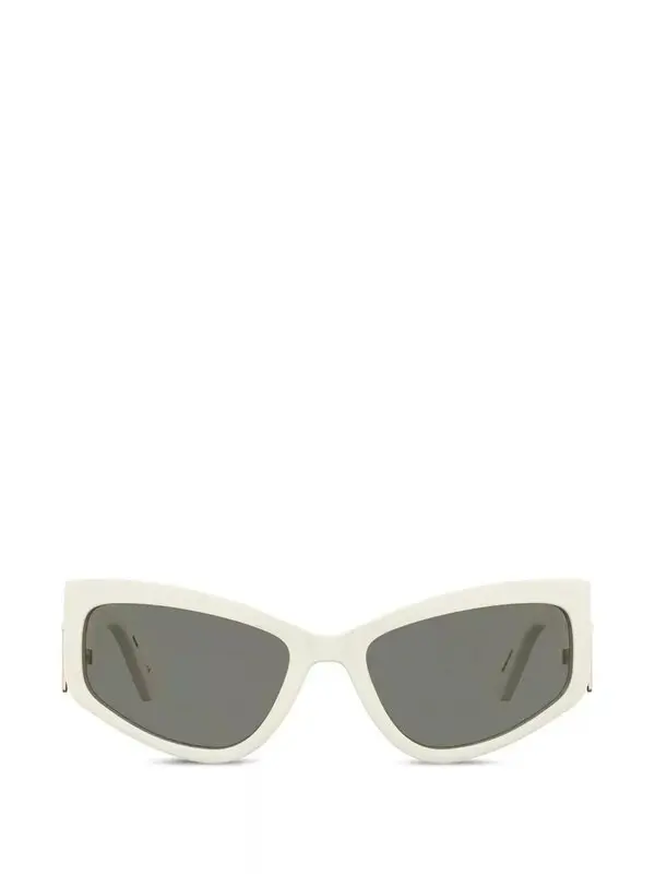 Moschino Cat-eye Zip Sunglasses - Neutrals