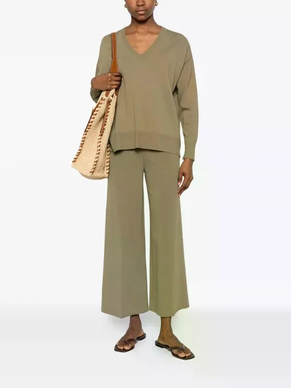 NEERA Wide-leg Palazzo Pants