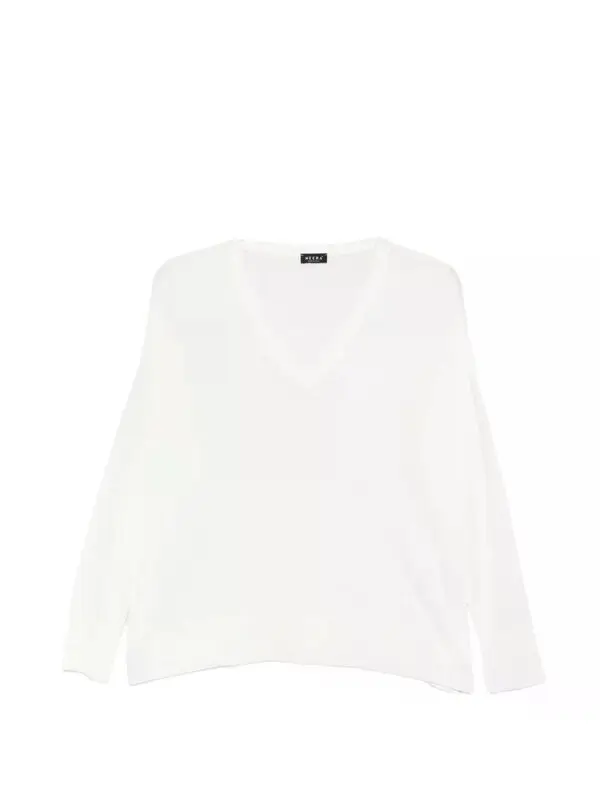 NEERA V-neck Top - White