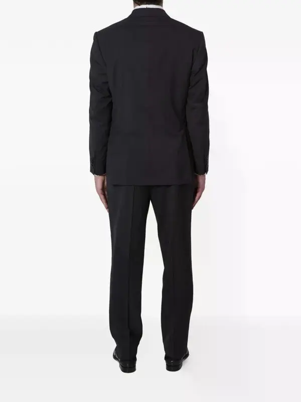 LARDINI Double-breasted Peak-lapels Suit - Grey