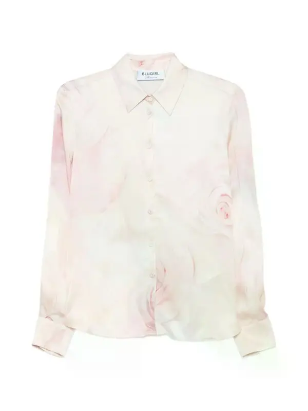 BLUGIRL Floral-print Shirt - Neutrals