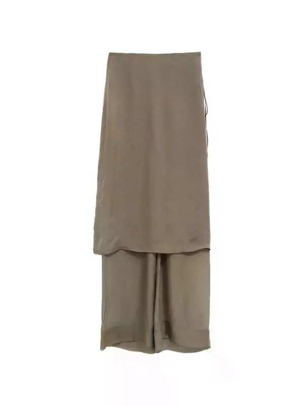Paloma Wool Tie Skirt-trousers - Green