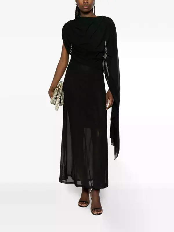 GESTUZ Draped Maxi Dress