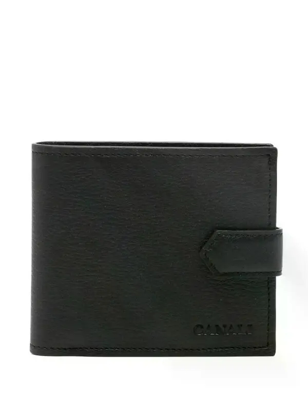 Canali Leather Wallet - Black