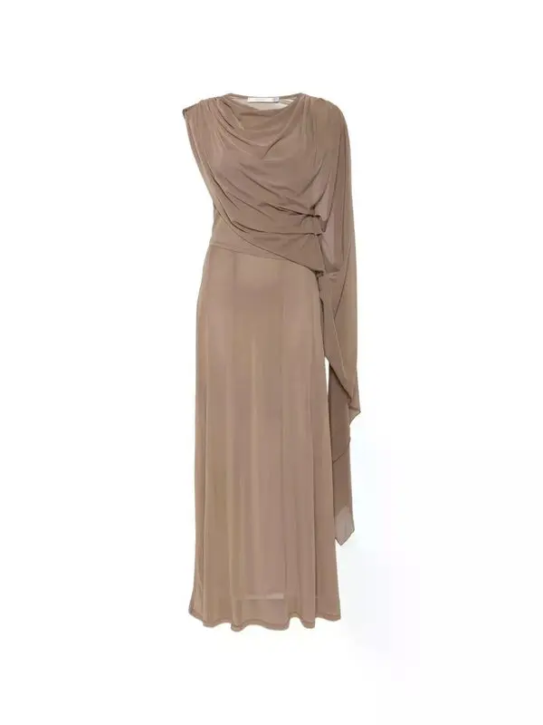 GESTUZ Draped Maxi Dress - Neutrals