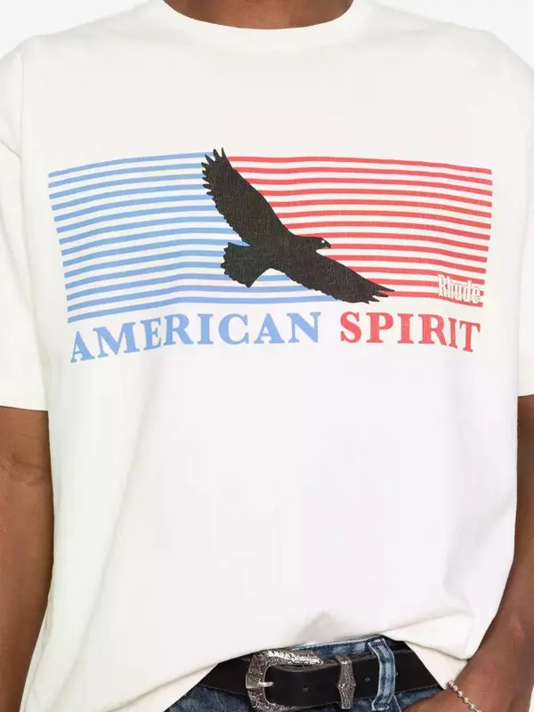 Rhude Graphic-print T-shirt - Neutrals