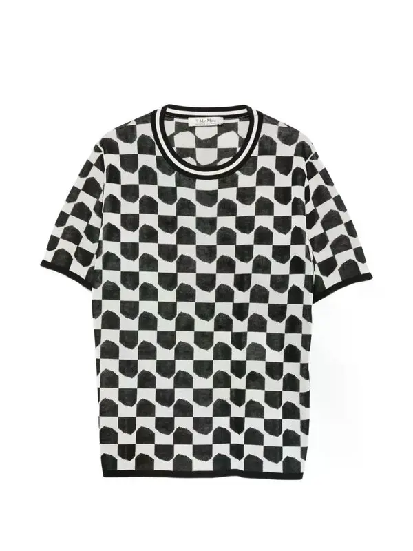 Max Mara Eroico Graphic Patterned T-shirt - White