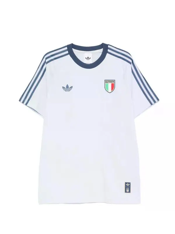 Adidas X Italia Stripe-detail T-shirt