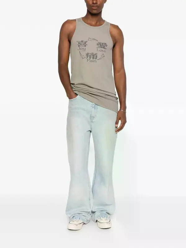 MADFRENZY Printed Tank Top