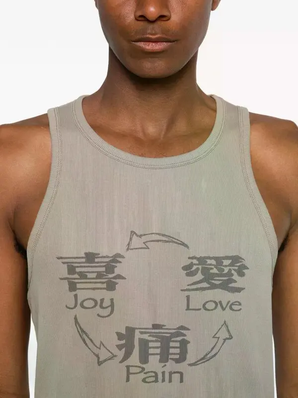 MADFRENZY Printed Tank Top