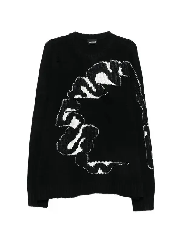 MADFRENZY Cortex Crew-neck Sweater - Black