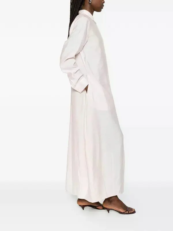 TOTEME Long Sleeve Maxi Dress - Pink