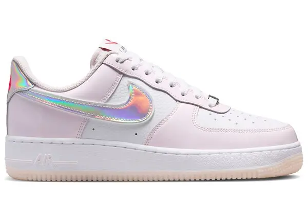 Nike Force 1 Low '07 Sneakers - White/pearl Pink/flash Crimson