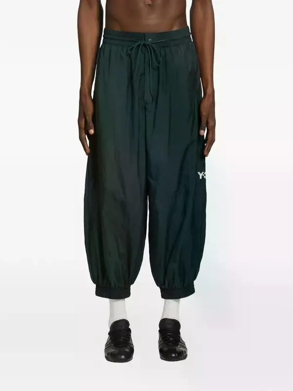 Y3 Drawstring Track Pants - Green