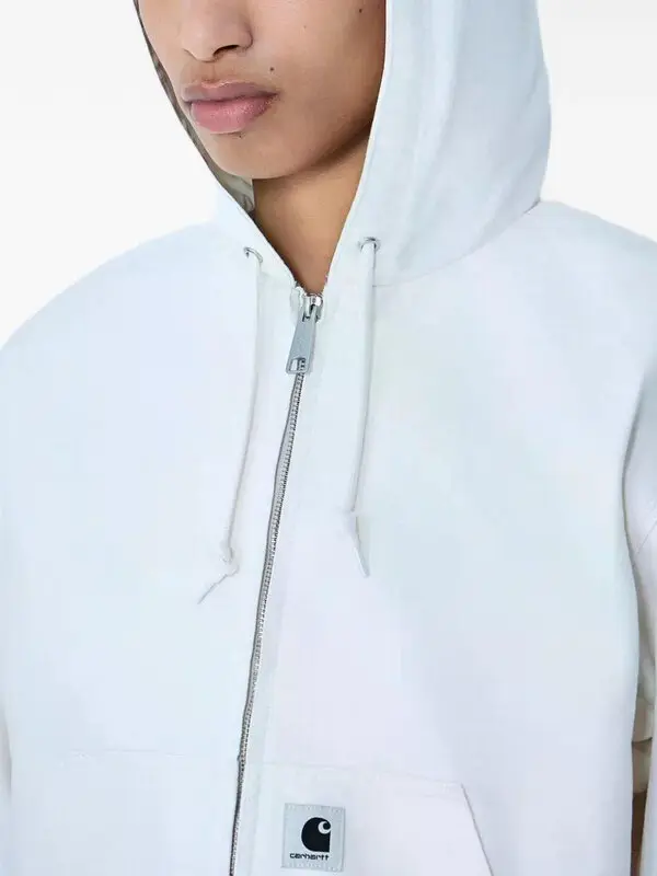Carhartt Work In Progress Active Front Zip Hoodie - Neutrals