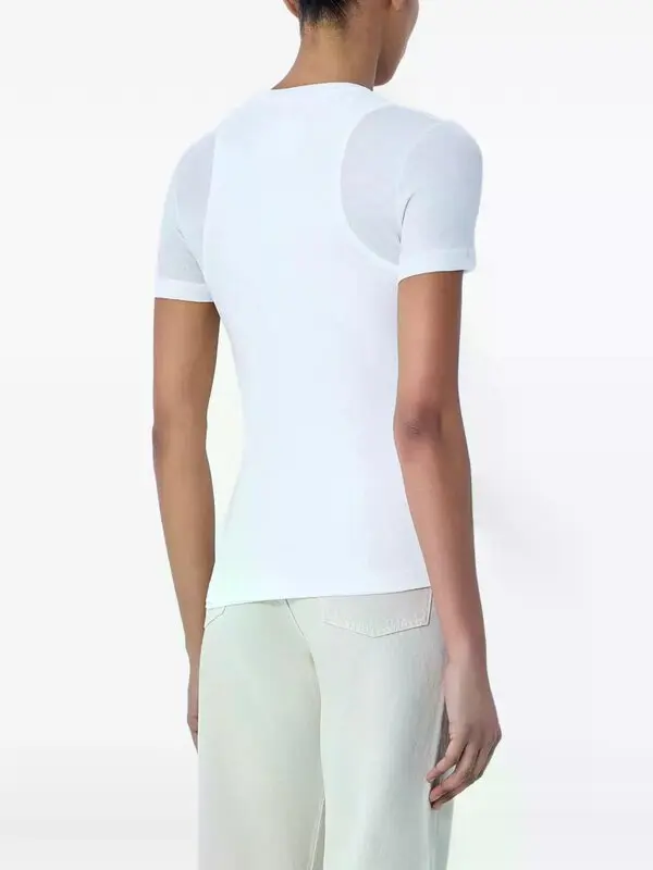 JIL SANDER Fitted Crew-neck T-shirt - White
